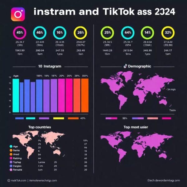 Demografi Pengguna Instagram dan TikTok